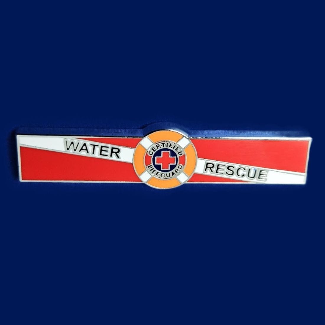 Water Rescue Certified Lifeguard Pin: 1-3/4", #1702 - PinHeadquarters.com